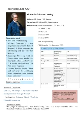 Einfach erklärt: Gotthold Ephraim Lessing - Lebenslauf, Werke und ...