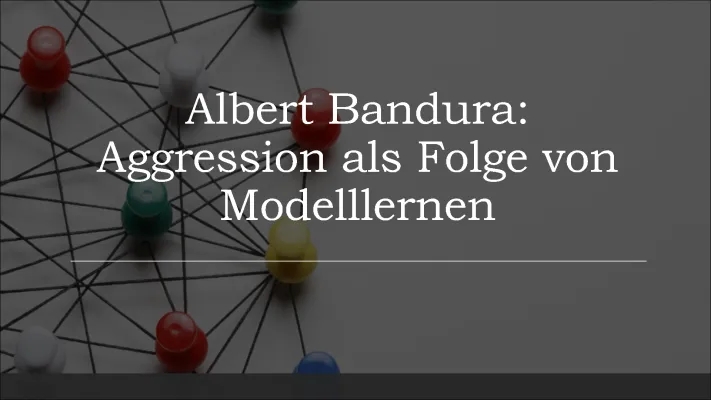 Einfach erklärt: Modelllernen einfach erklärt - Albert Bandura ...