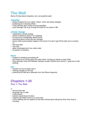 Einfach erklärt: The Wall by John Lanchester: Summary and Characters ...