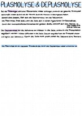 Plasmolyse & Deplasmolyse einfach erklärt - Beispiele, Zeichnungen ...