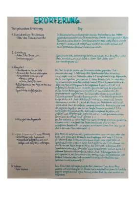Textgebundene Erörterung Beispiel und Musterlösung PDF für Klasse 10 und 11 (Deutsch) als PDF ...