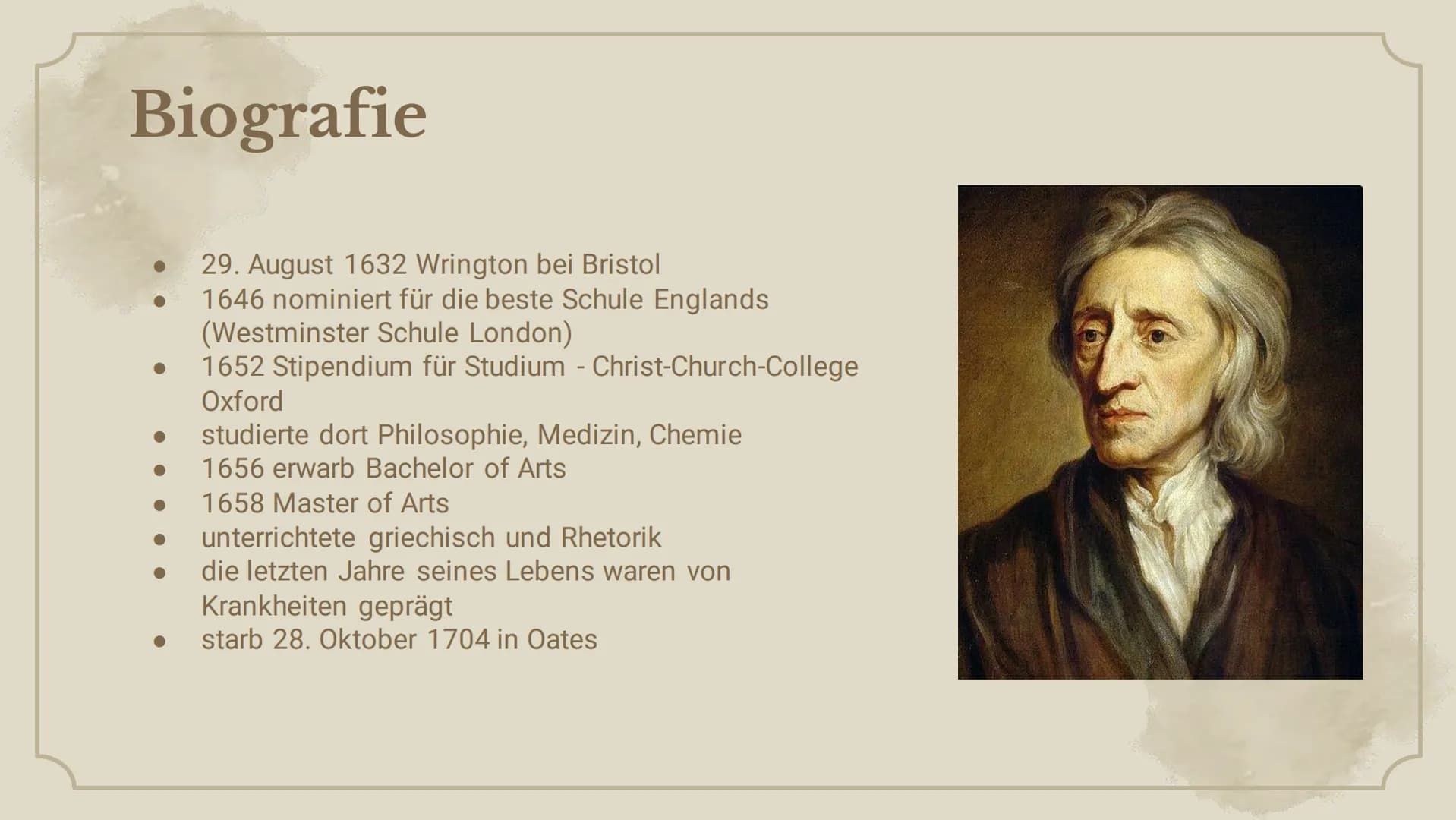 John Locke einfach erklärt: Erkenntnistheorie, Staatstheorie und mehr ...