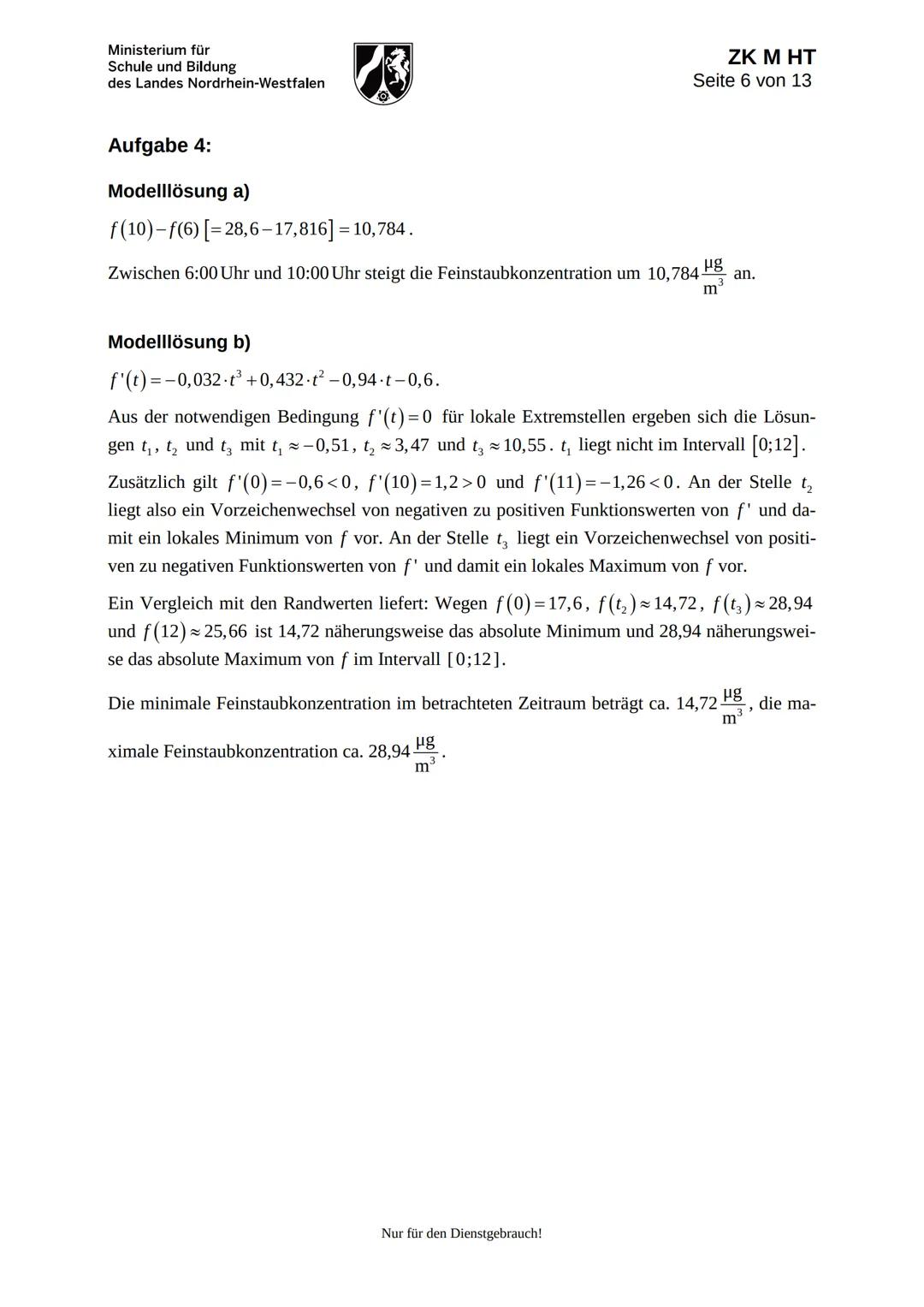 Einfach erklärt: Zentrale Klausuren EF NRW 2023-2025: Mathe ZK 2024, Lösungen und Termine (Mathe ...