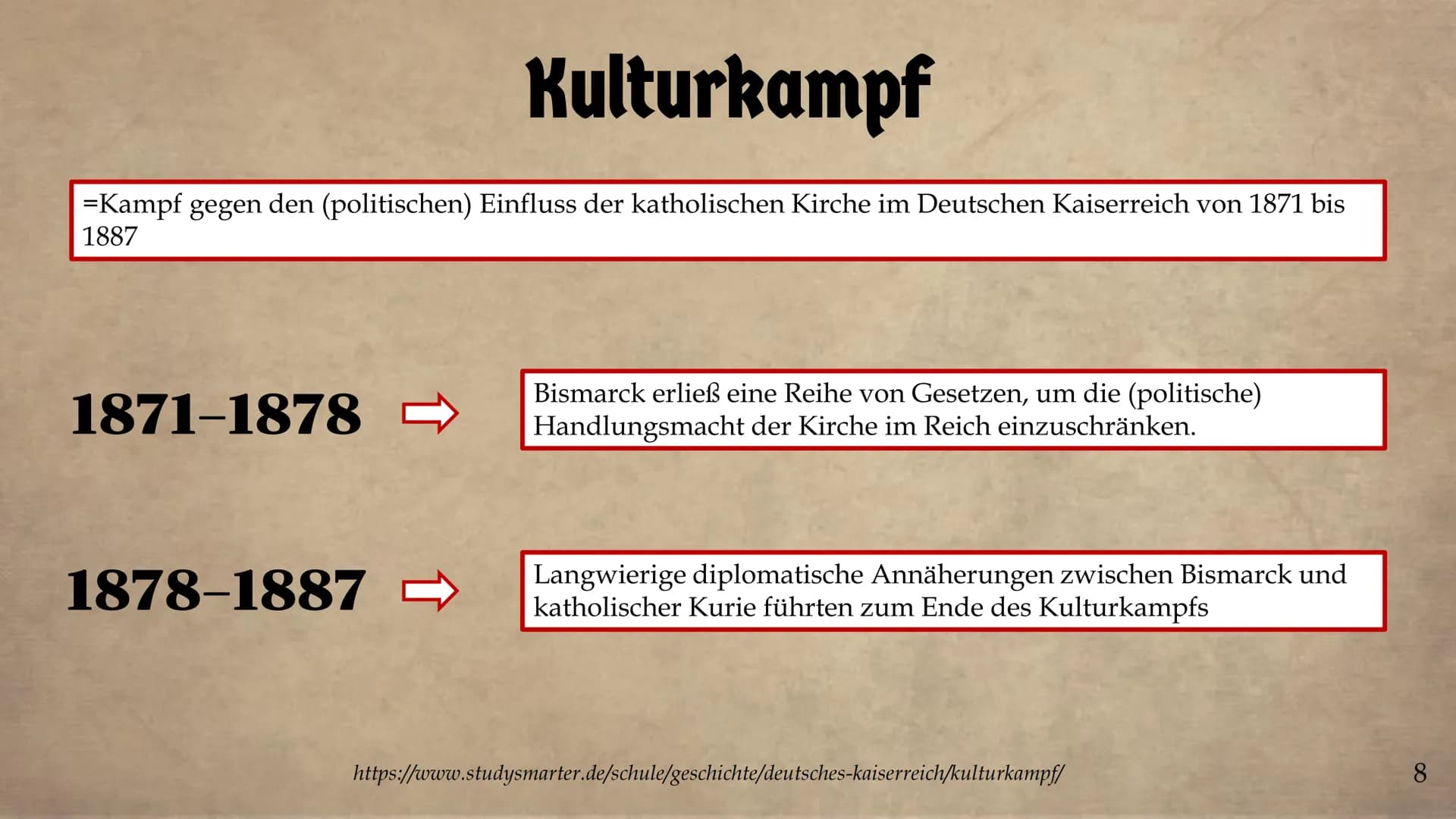 Bismarcks Innenpolitik: Zuckerbrot und Peitsche einfach erklärt ...