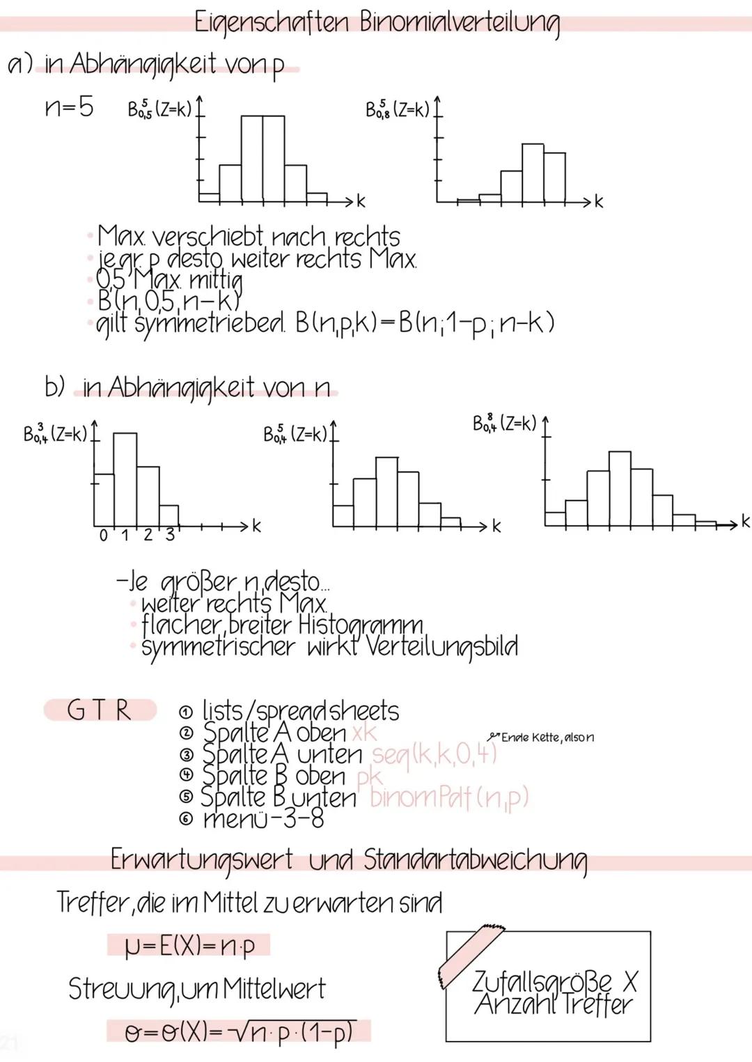 Binomialverteilung: Definition, Beispiele, Aufgaben und Formeln 🧮 (Mathe) - Knowunity