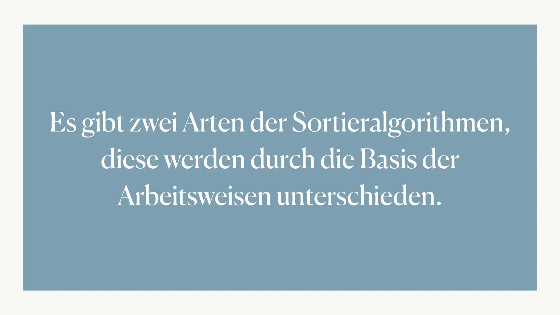 Sortieralgorithmen: Beispiele, Vergleich und die besten Methoden (Informatik) als PDF - Knowunity