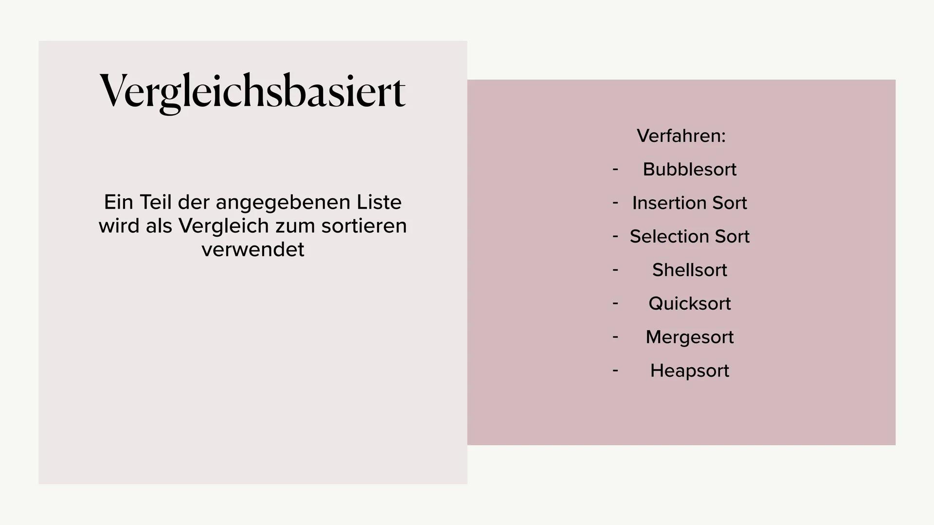 Sortieralgorithmen: Beispiele, Vergleich und die besten Methoden (Informatik) als PDF - Knowunity