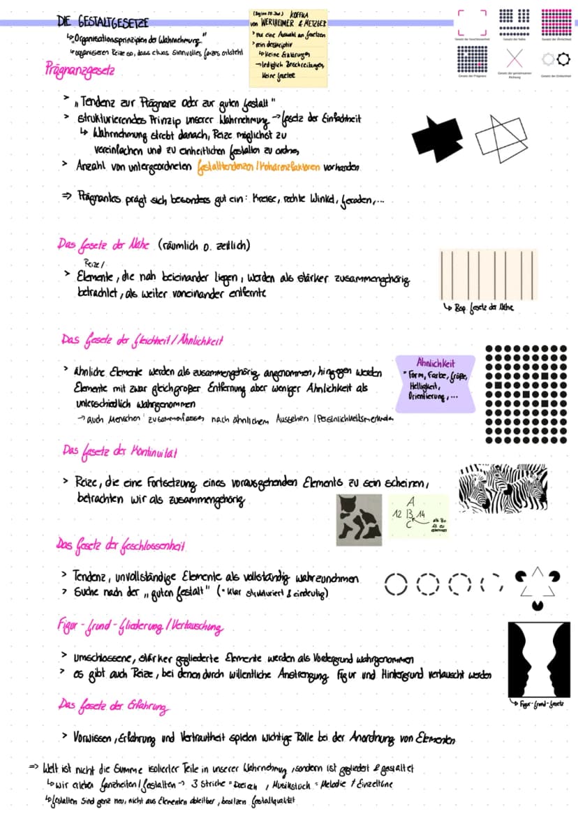 Einfach erklärt: Gestaltgesetze der Wahrnehmung einfach erklärt - PDF ...