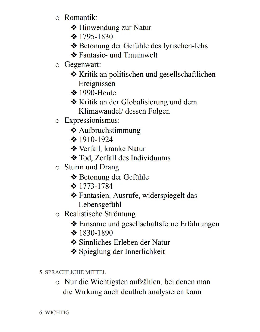 Gedichtanalyse Beispiel – Einfache PDF und Übungen für Klasse 10 und ...