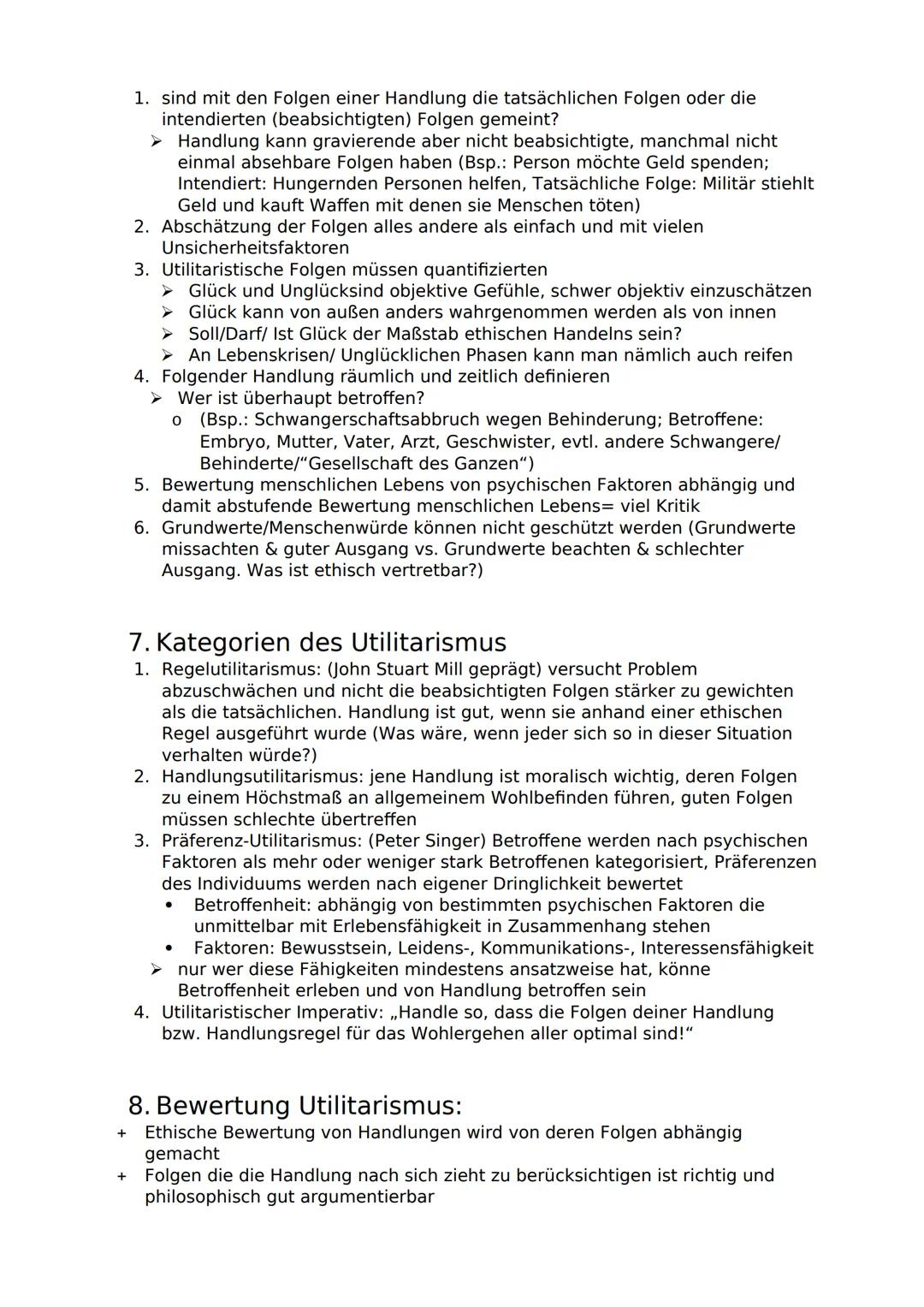 Einfach erklärt: Pflichtethik und Utilitarismus: Einfache Beispiele und ...