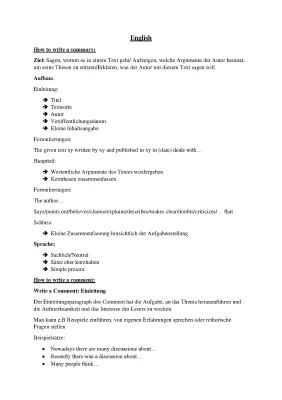 Einfach erklärt: Englische Kommentare schreiben: Einfach erklärt mit ...