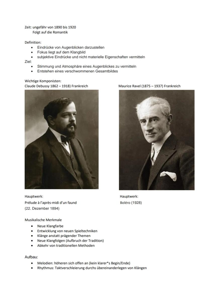 Impressionismus Musik: Komponisten, Werke & Merkmale einfach erklärt ...