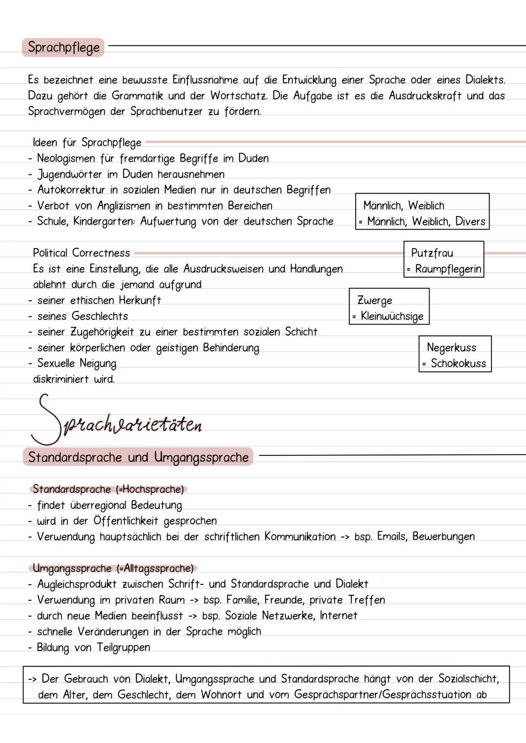 Sprachwandel und Sprachvarietäten – Beispiele, Pro/Contra und ...