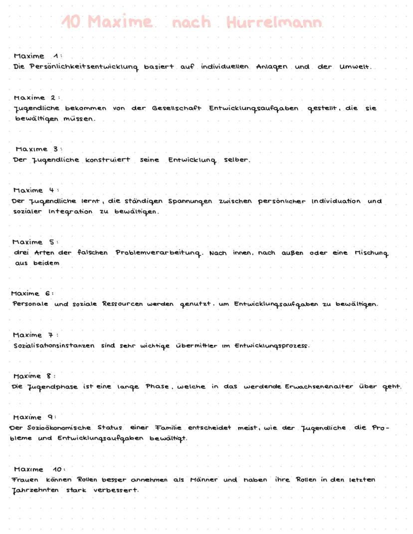 Einfach erklärt: Hurrelmanns 10 Maxime einfach erklärt ...