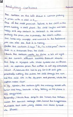 Easy Cartoon Analysis Examples and PDF Guide (Englisch) als PDF - Knowunity