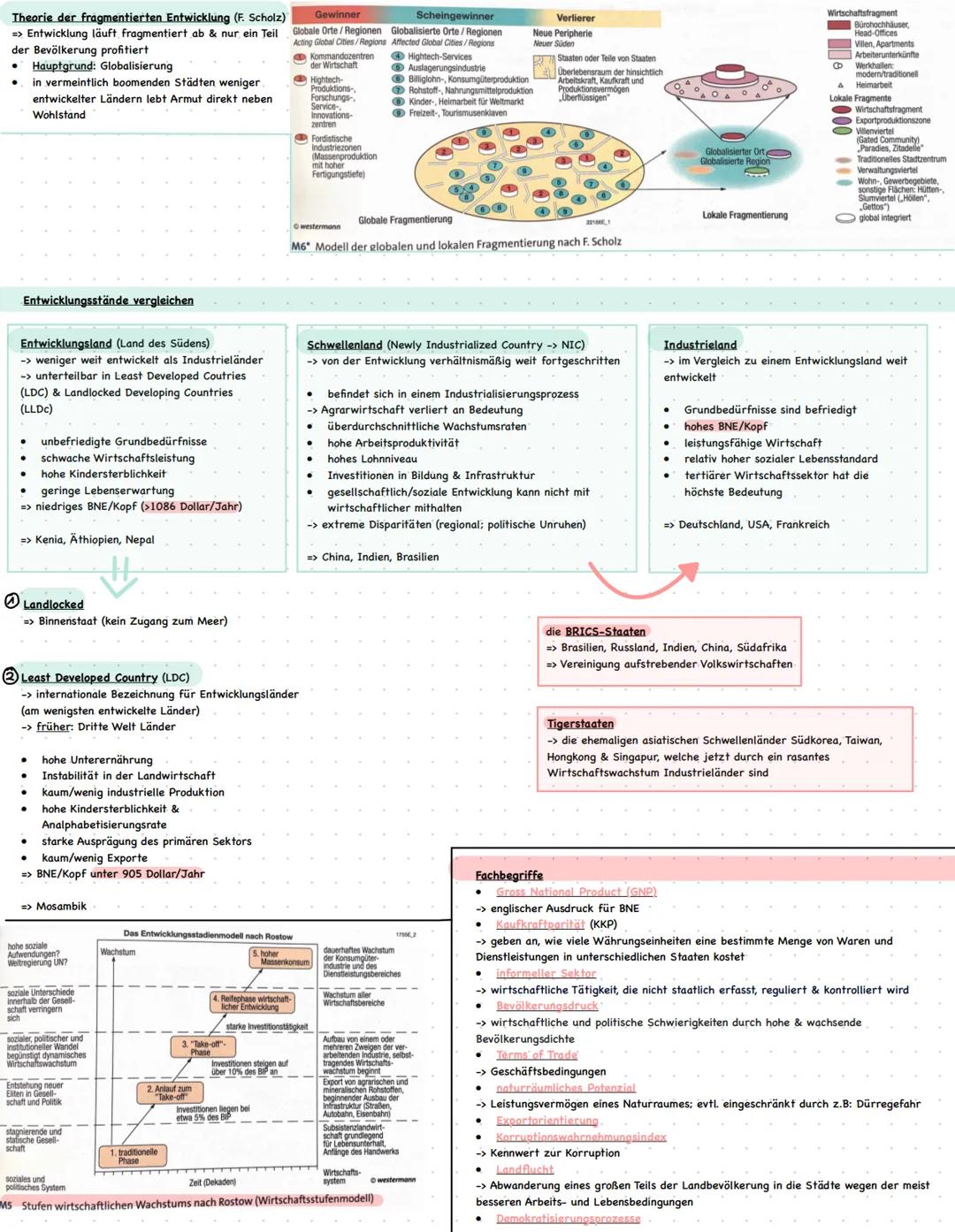 Einfach erklärt: Lernzettel Abi 2023 NRW LK - Erdkunde Teil 1 (Geographie/Erdkunde) - Knowunity