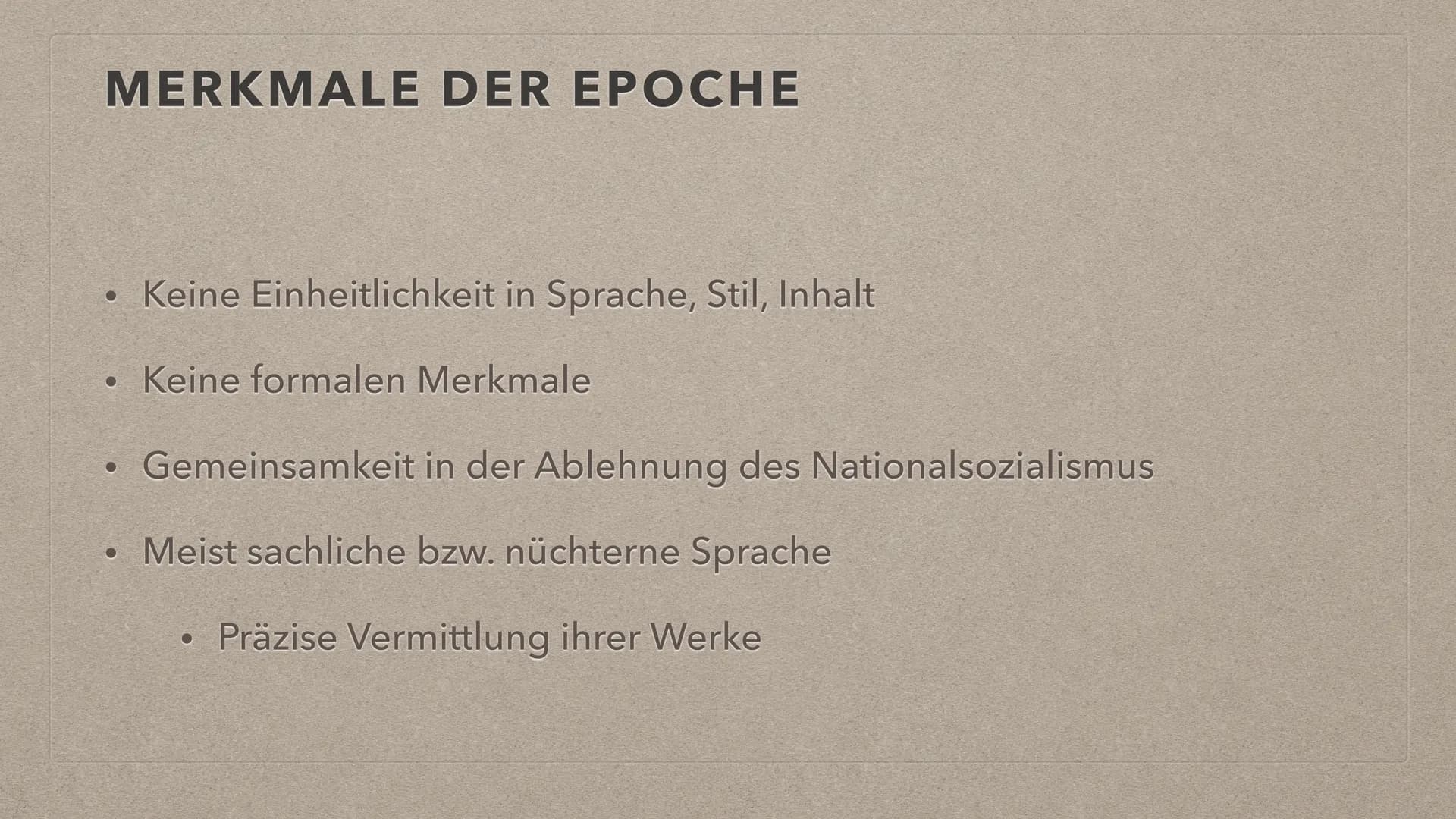 Einfach erklärt: Exilliteratur: Bekannte Autoren, Themen und Gedichte ...