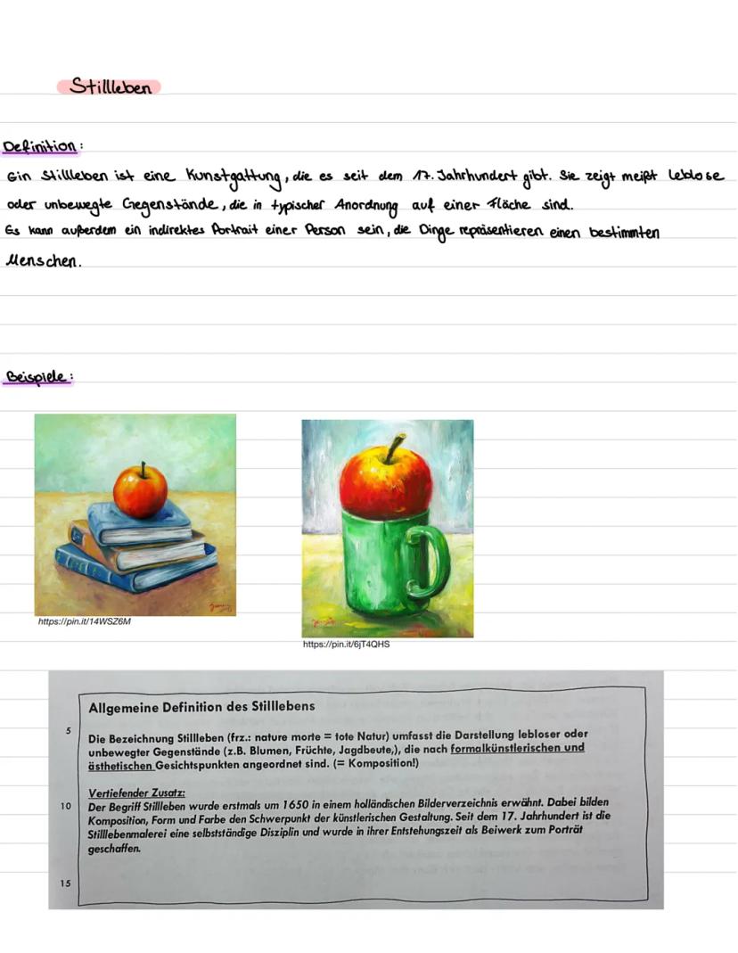 Stillleben: Beispiele, Motive und Bedeutungen - Einfach erklärt für ...