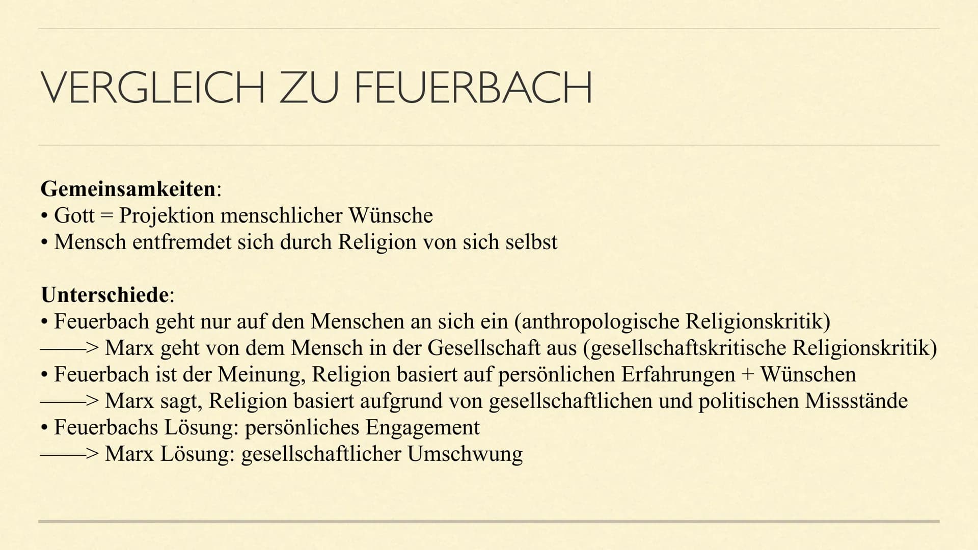 Einfach erklärt: Karl Marx und seine Religionskritik: Zusammenfassung ...