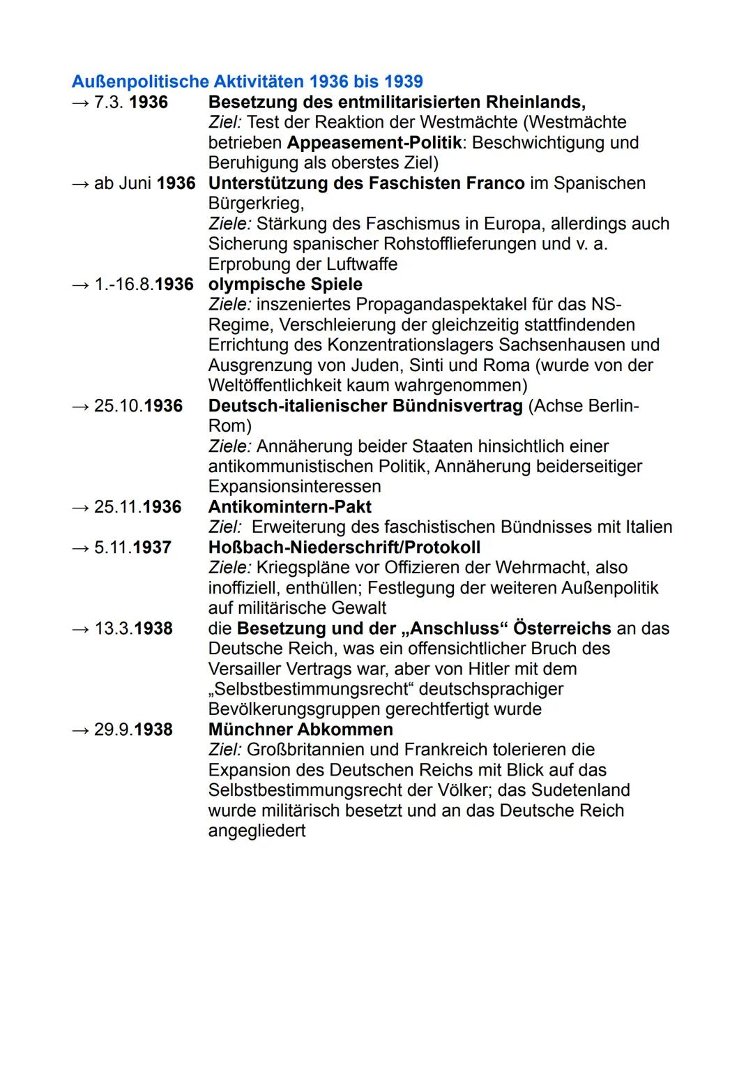 Einfach erklärt: Zeitstrahl Nationalsozialismus: Wichtige Ereignisse von 1933 bis 1945 ...